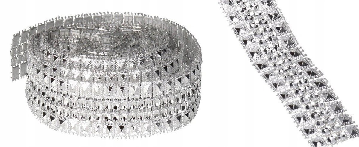TAŚMA CYRKONIE PAS DIAMENTOWY OZDOBNY 3 CM X 3 M - Deko Art | Sklep ...