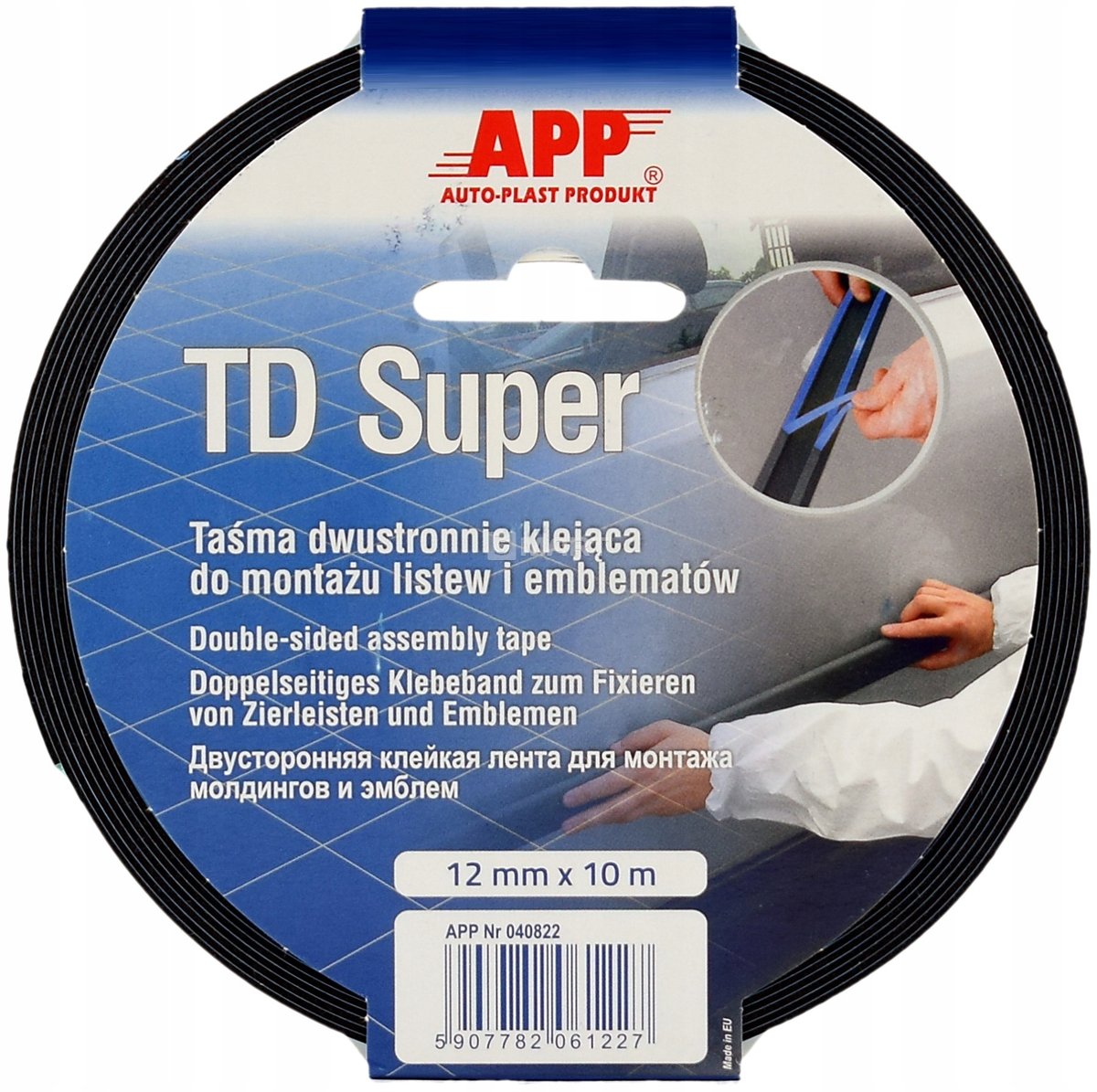 Taśma dwustronnie klejąca 12mm x 10m APP TD Super - APP | Sklep EMPIK.COM