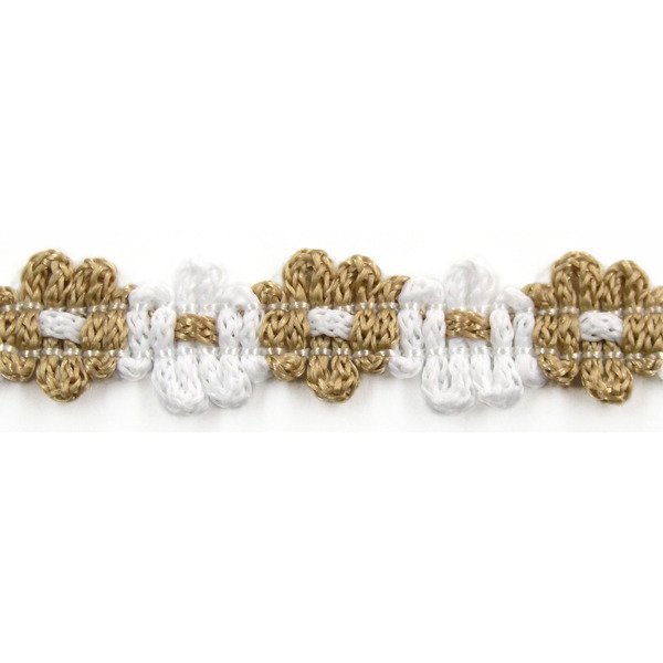 Taśma Fiore 11 (1Mb) 002/730 (Biały/Złoty) - Dystrybutor Kufer | Sklep ...