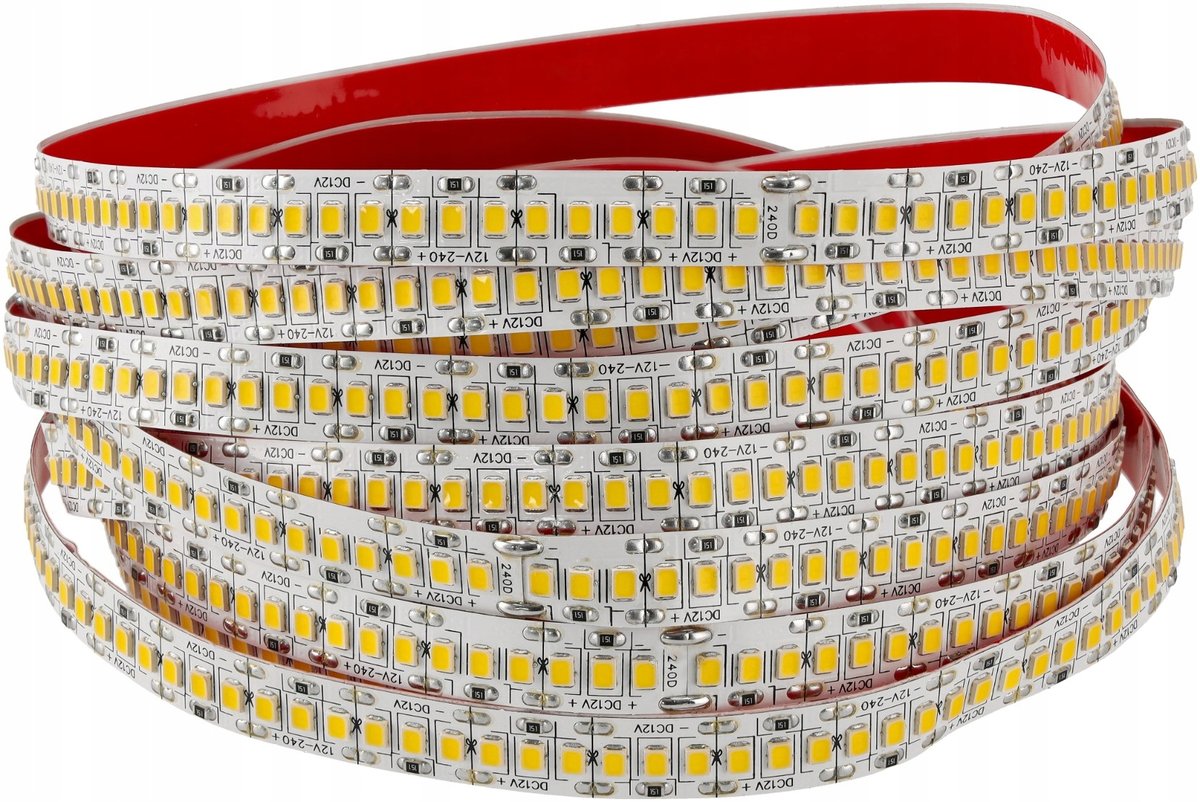 Taśma LED 12V 5M 120W Barwa Neutralna 24W/m Wysoka Wydajność Bardzo ...