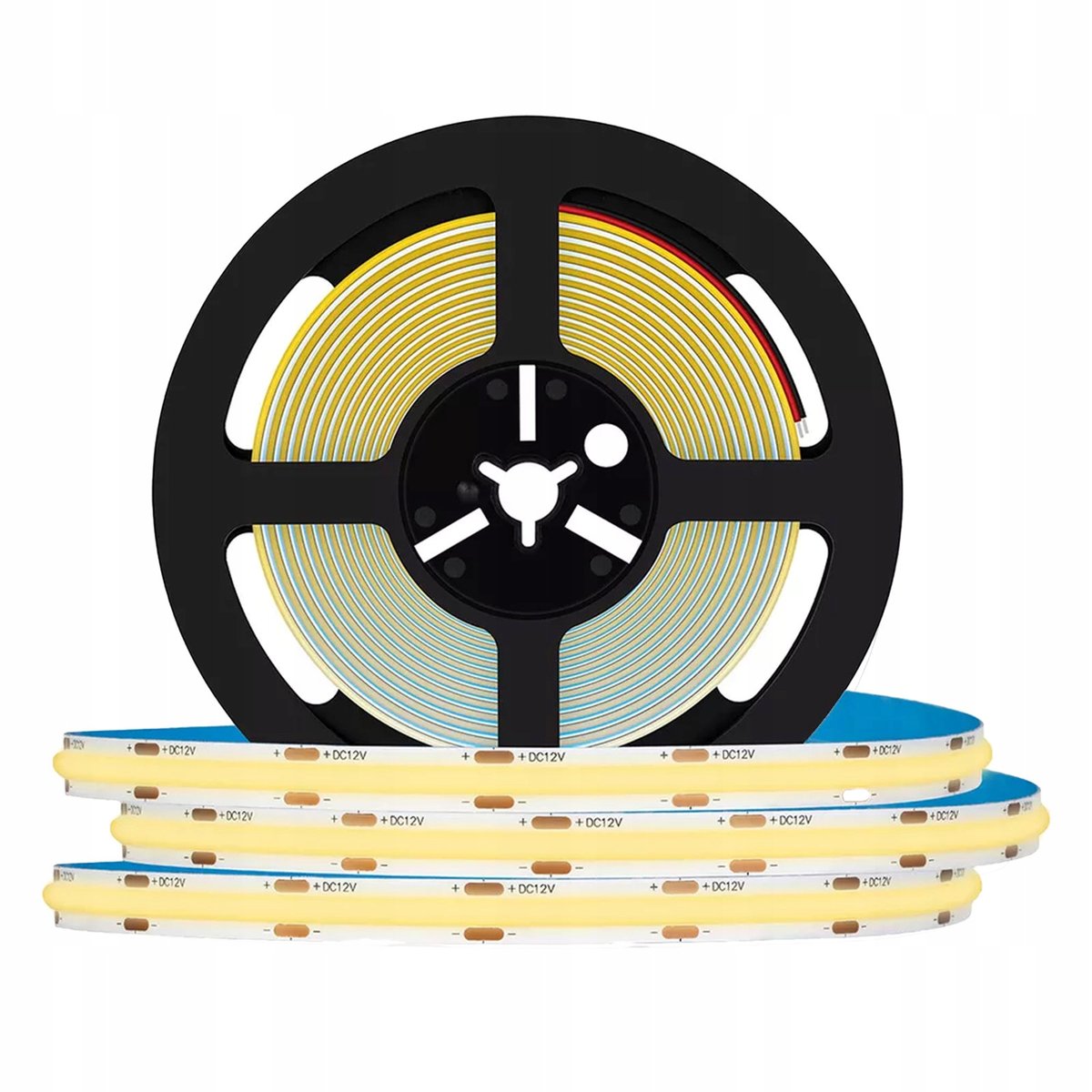 Taśma LED listwa COB 12V 1 Metr Linia LED NEON Zimny Energooszczedna ...