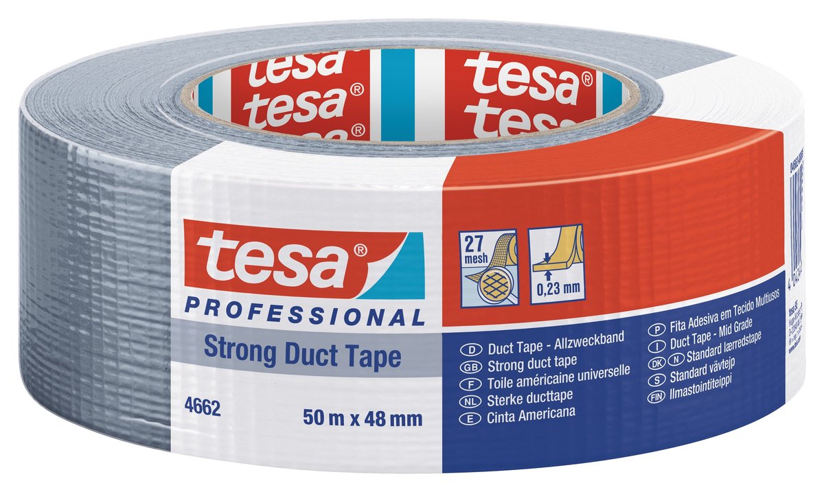 Taśma naprawcza tesa® Strong Duct Tape 50 m x 48 mm, srebrna - TESA ... Taśma naprawcza tesa® Strong Duct Tape 50 m x 48 mm, srebrna - TESA ...