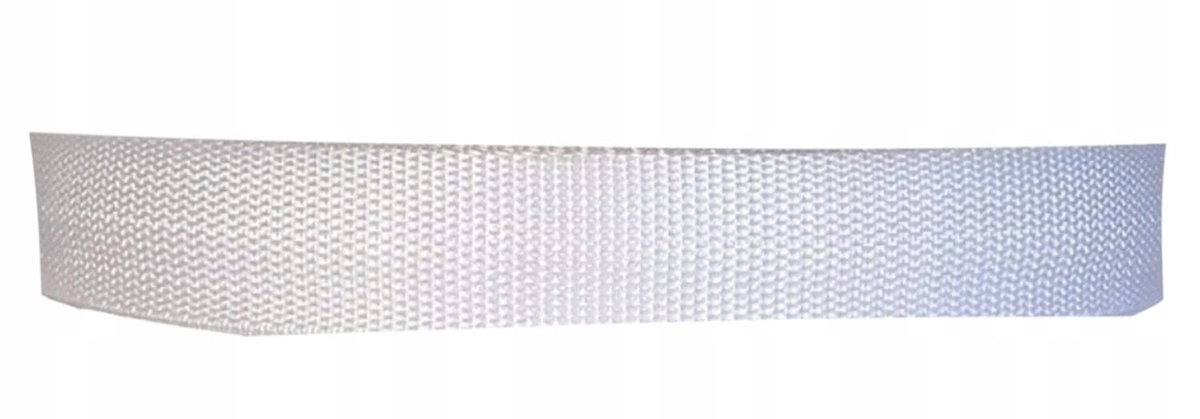 Taśma nośna parciana 10 mm ( 50 mb ) Biała - Importer Kufer Spółka z o ...
