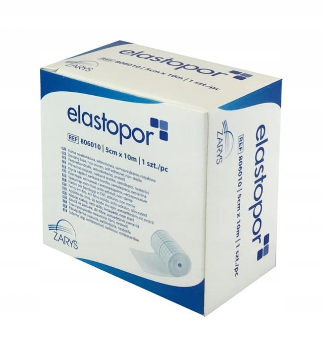 Taśma opatrunkowa Elastopor plaster 5 cm x 10 m | Sklep EMPIK.COM