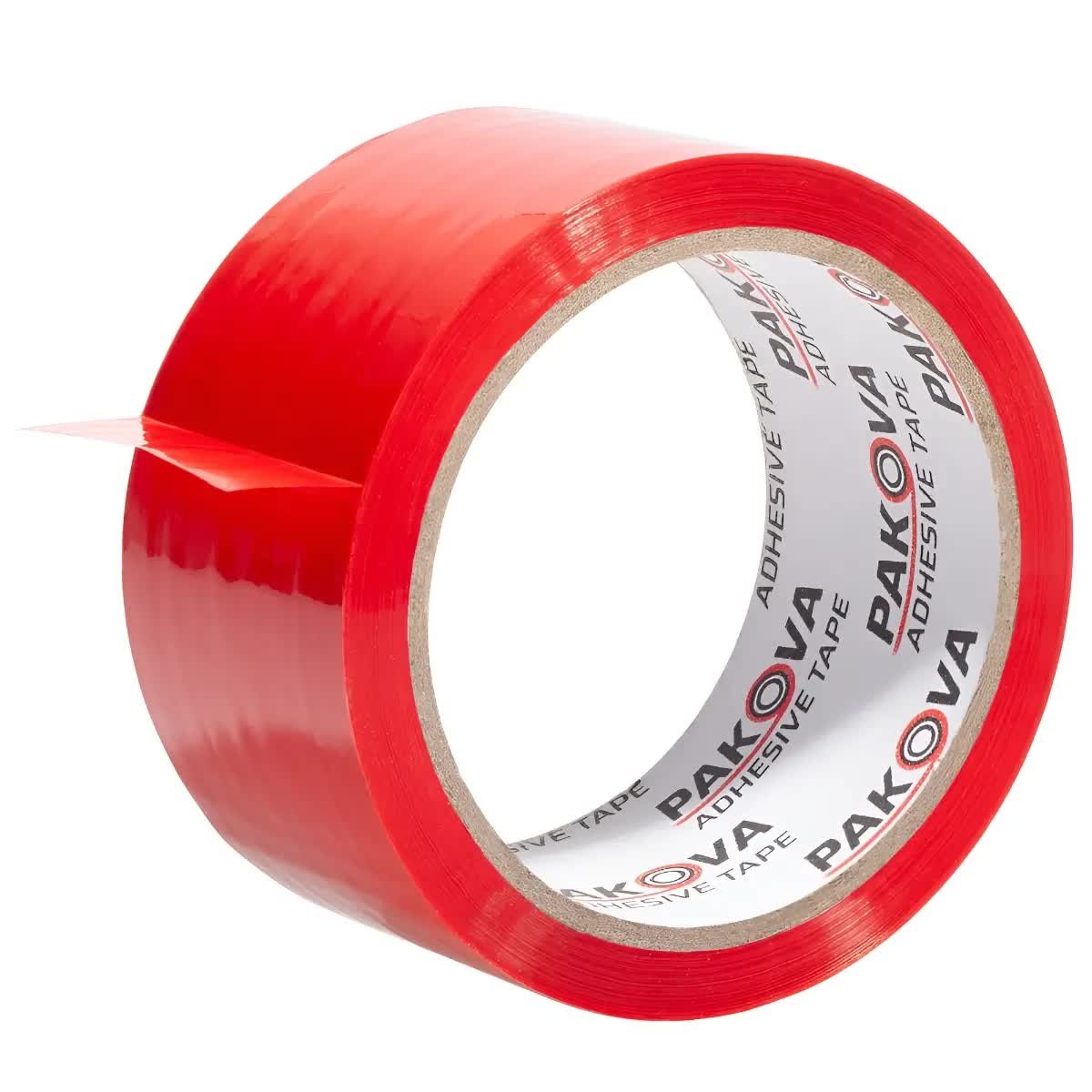 Taśma Pakowa PAKOVA Czerwona 48mm x 50m - Pakova | Sklep EMPIK.COM
