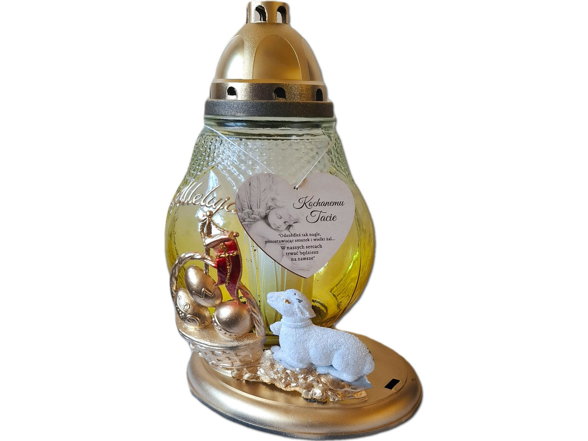 Tata Tacie Znicz Znicze Lampion Na Grób Wielkanoc W50+Wkład - ILUMINI ...