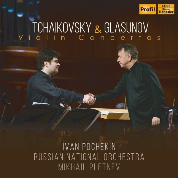 Tchaikovsky & Glasunov Violin Concertos - Pochekin Ivan | Muzyka Sklep ...