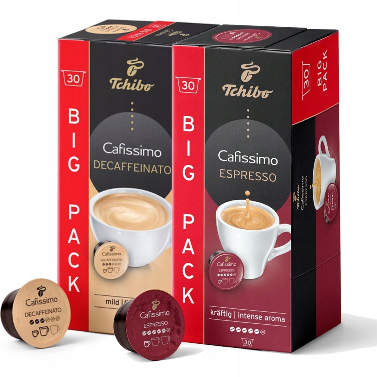 Tchibo Cafissimo Espresso Intense Aroma Kawa 30 Kaps /Bezkofeinowa 30 ...