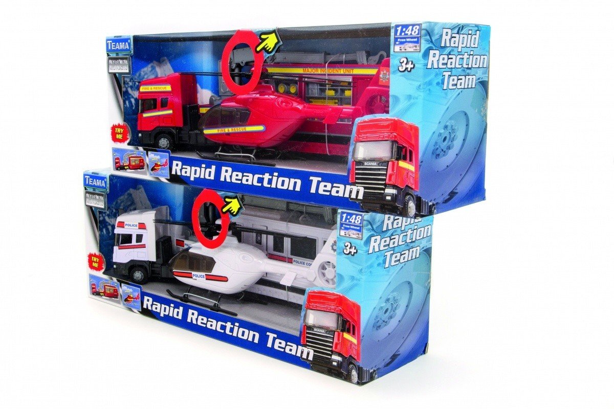 Teama Toys, pojazd ratunkowy Policja - Teama Toys | Sklep EMPIK.COM