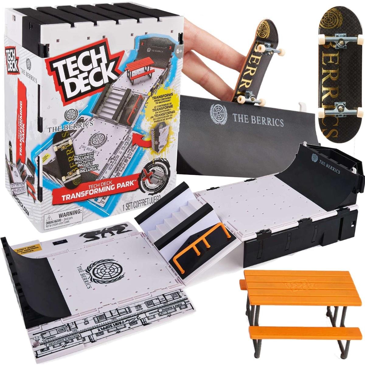 Tech Deck Duży Zestaw Fingerboard kolorowa Deskorolka The Berrics ...