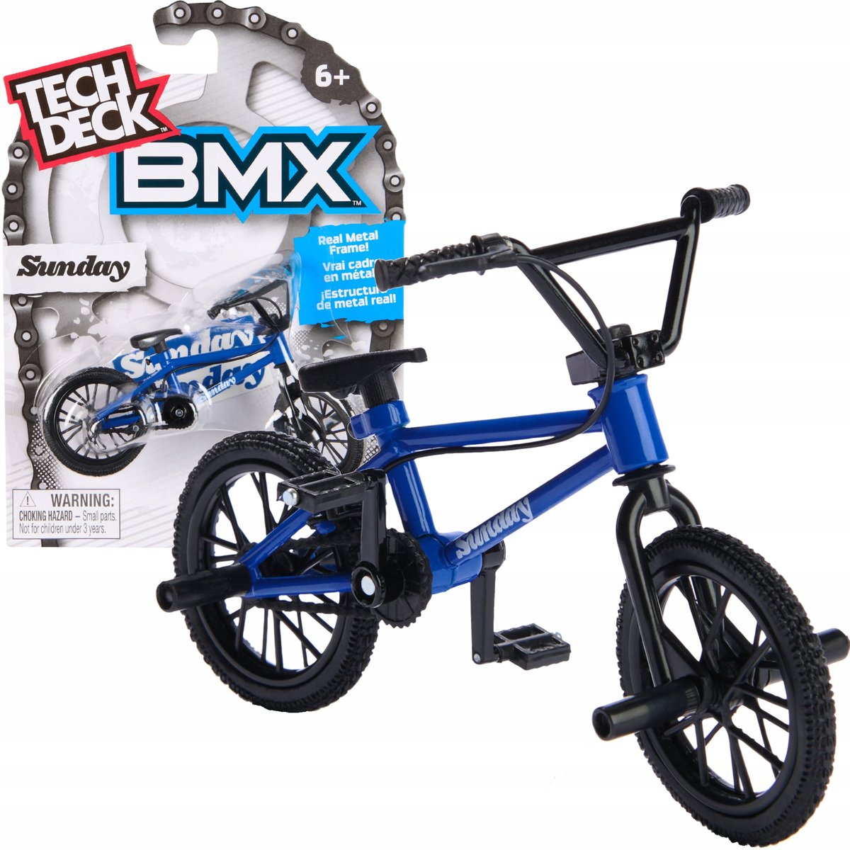 TECH DECK FINGERBIKE ZESTAW BMX ROWER NA PALCE SUNDAY GRANATOWY ...