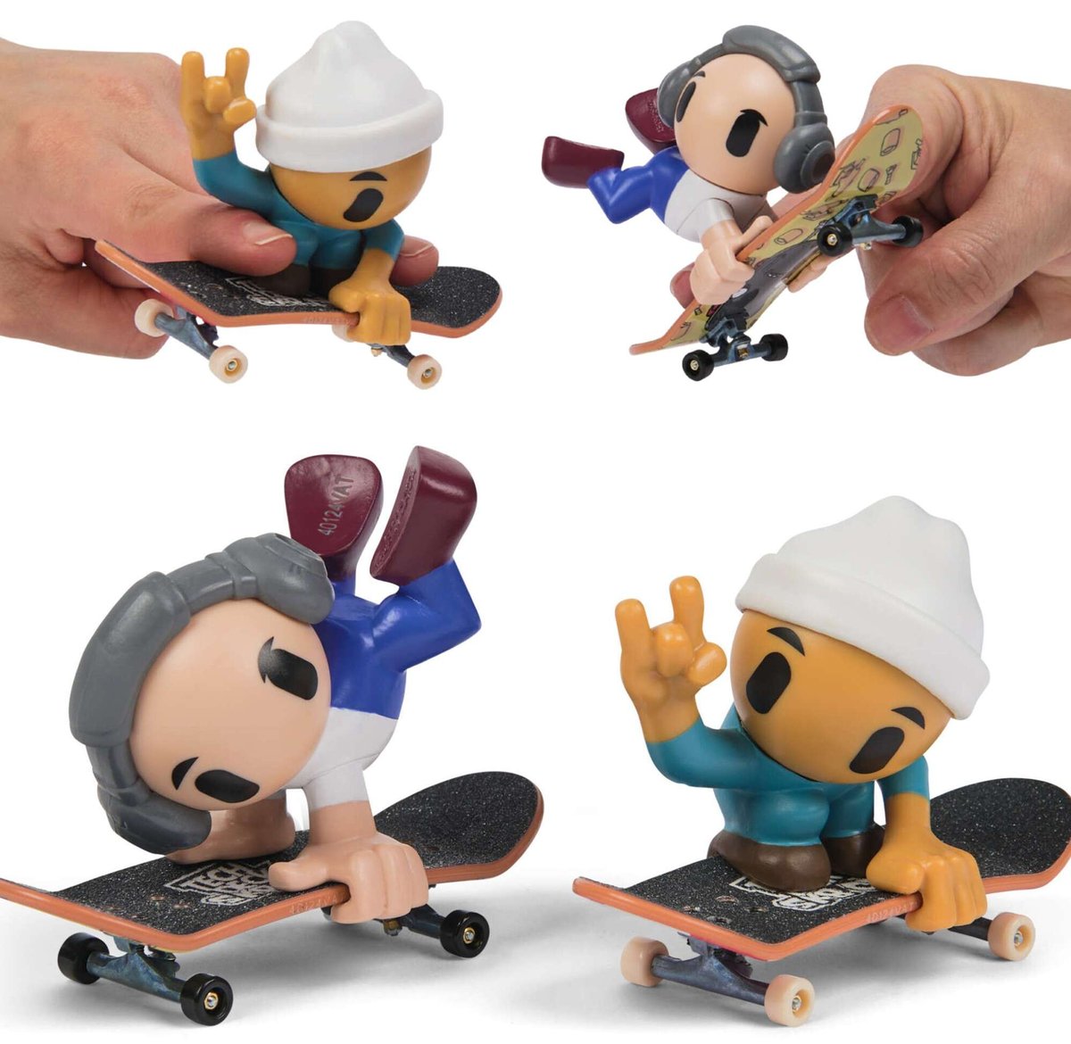 Tech Deck Sk8 Crew Pak Seria 1 zestaw deskorolki + figurki - Spin ...