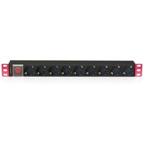 Techly Listwa Zasilająca Rack 1U, 250V/10A, 9xSchuko, 2m - Techly ...