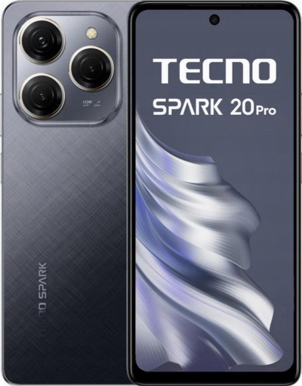 TECNO SPARK 20 Pro 12/256GB DualSIM Moonlit Black - Tecno | Sklep EMPIK.COM