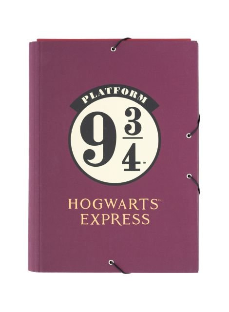 Teczka Harry Potter 9 Peron 3/4 A4 na dokumenty z gumką z nadrukiem dla ...