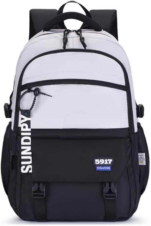 Teen Boys School Backpack Solid Color Casual Girls School Book Bags ...