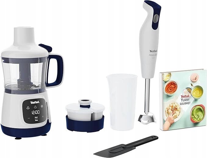 Tefal Hb55W Yummy Gourmet Blender And Stand Mixer Blue/White - Tefal ...