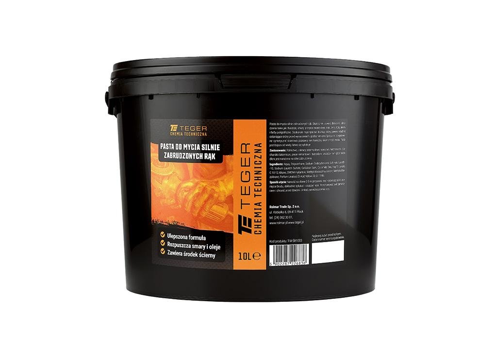 Teger, Pasta Do Mycia Silnie Zabrudzonych Rąk, 10l | Sklep EMPIK.COM
