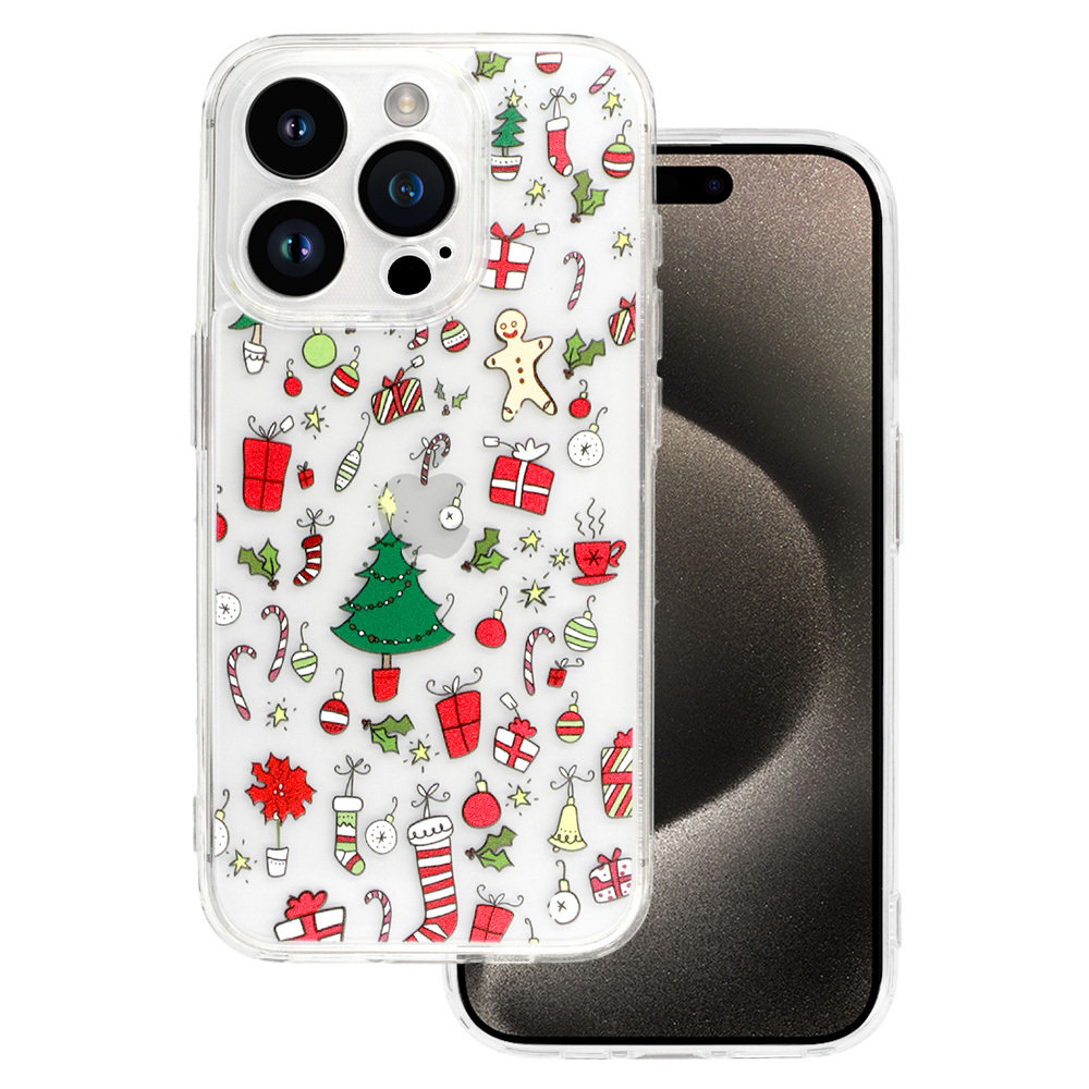 TEL PROTECT Christmas Clear Case do Iphone 13 Pro Wzór 2 - Tel Protect ...