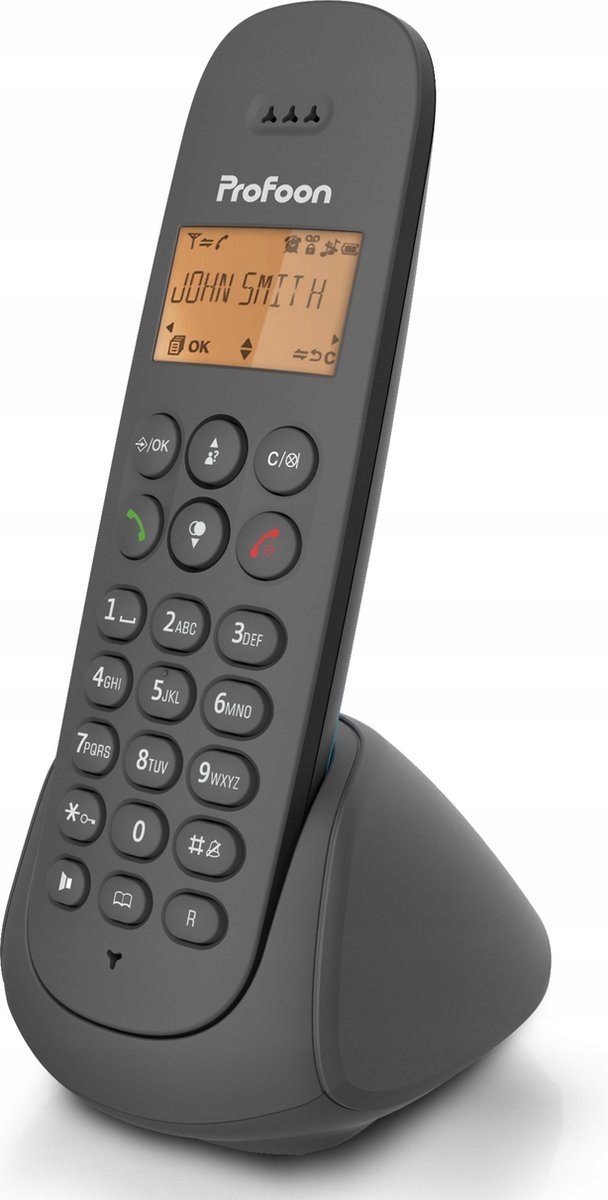 Telefon bezprzewodowy Profoon PDX600 DUZE PRZYCISKI Głośnomówiący Menu ...