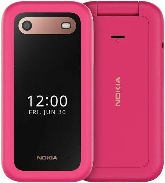 Telefon Nokia 2660 Flip 2,8" Bluetooth Pop Pink stacja ładująca w ...