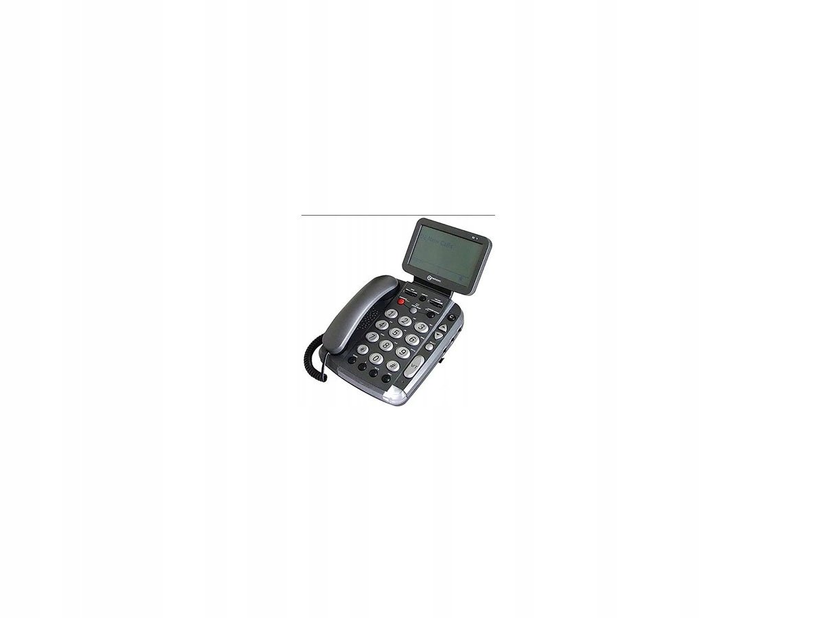Telefon stacjonarny domowy dla seniora Geemarc głośny duże klawisze ...