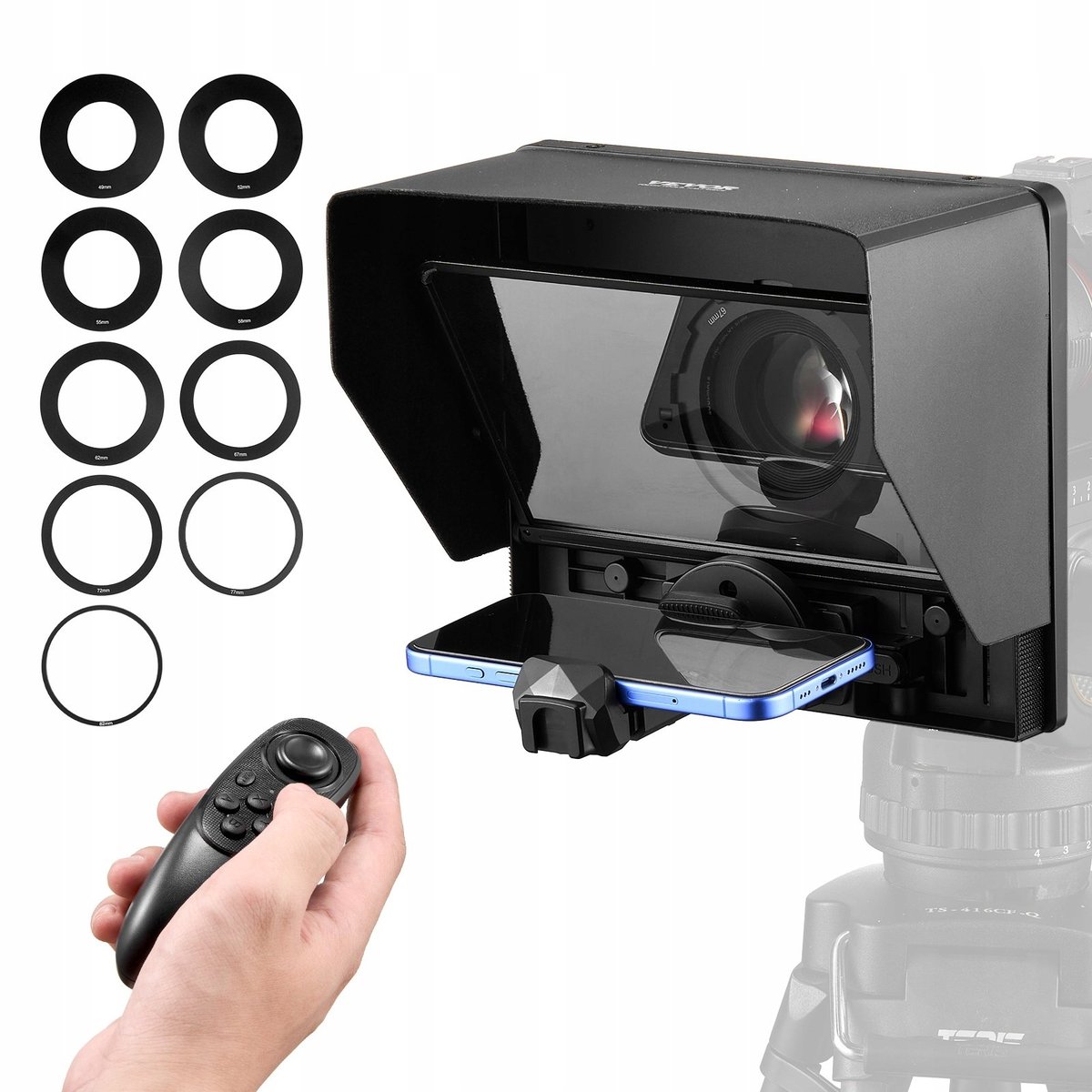 Teleprompter do aparatu smartfona tableta 10 cali + pilot - Vevor ...