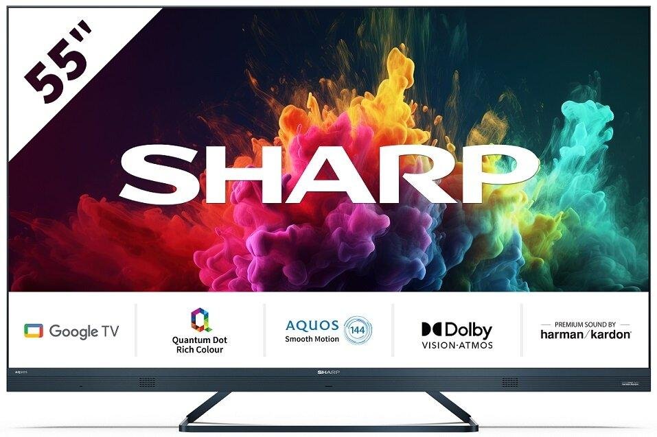 Telewizor LED SHARP 55FQ8EG 55'' 4K 144Hz Google TV Quantum Dot - Sharp | Sklep EMPIK.COM