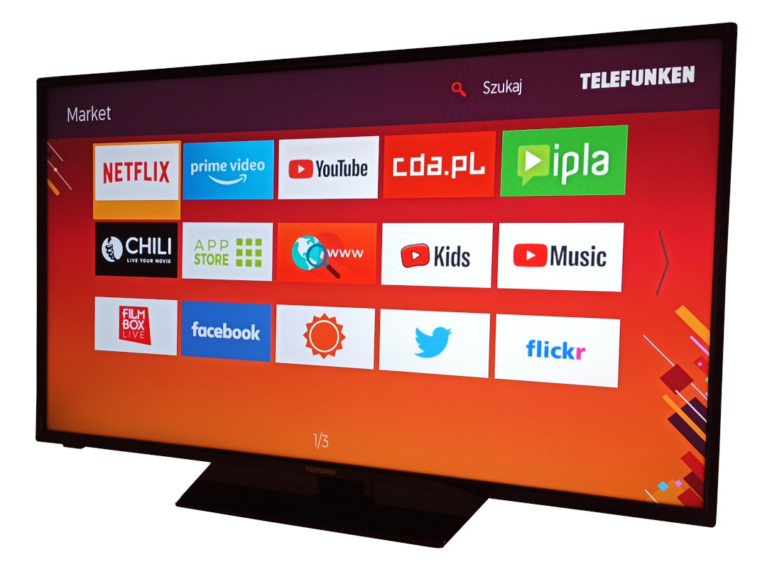 Telewizor SMART TV 43" TELEFUNKEN D43F500M4CWI HbbTV T2 HEVC ...