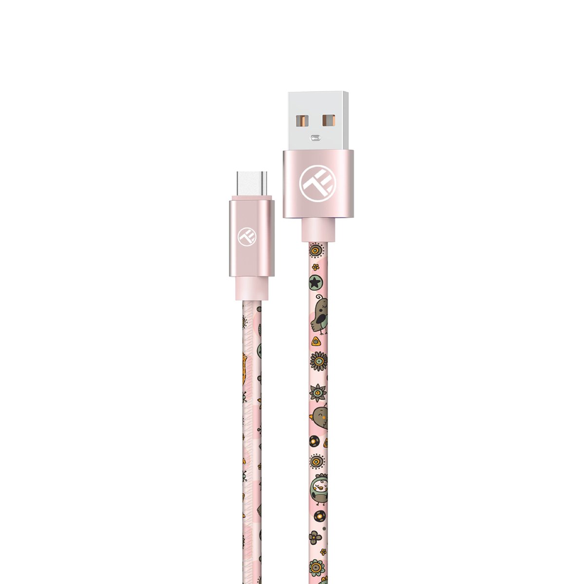 Tellur Graffiti Usb To Type-C Cable, 3A, 1M, Pink - TELLUR | Sklep ...
