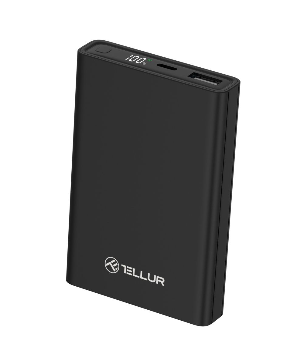 Tellur Pd701 Compact Pro 10000Mah Power Bank Qc3.0 22.5W + Pd20W, Lcd ...