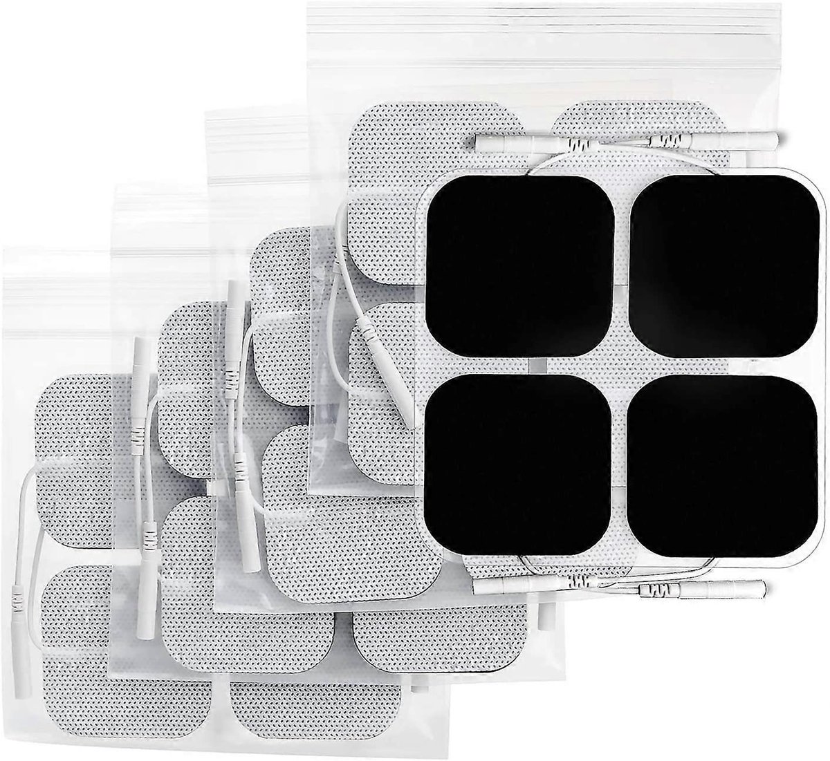 TENS Machine Pads 50 x 50mm 20 Pcs, 3rd Gen Latex-Free TENS Electrode ...
