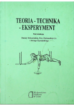 Teoria Technika Eksperyment - | Książka w Empik