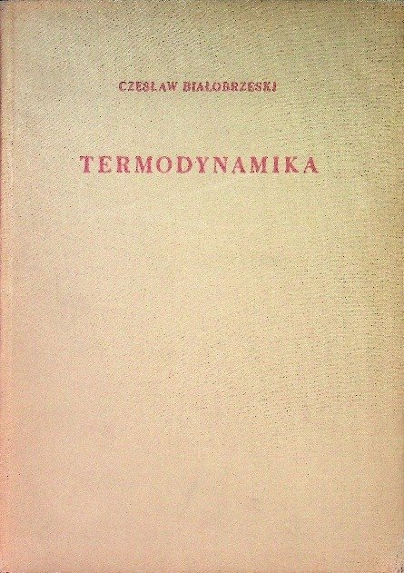 Termodynamika - W opisie | Książka w Empik