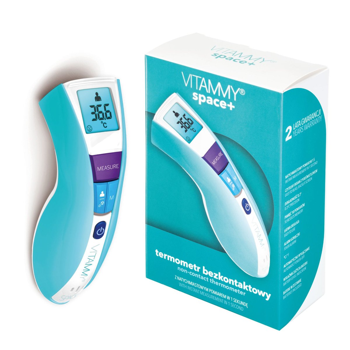 Termometr bezdotykowy VITAMMY Space+ - Vitammy | AGD Sklep EMPIK.COM