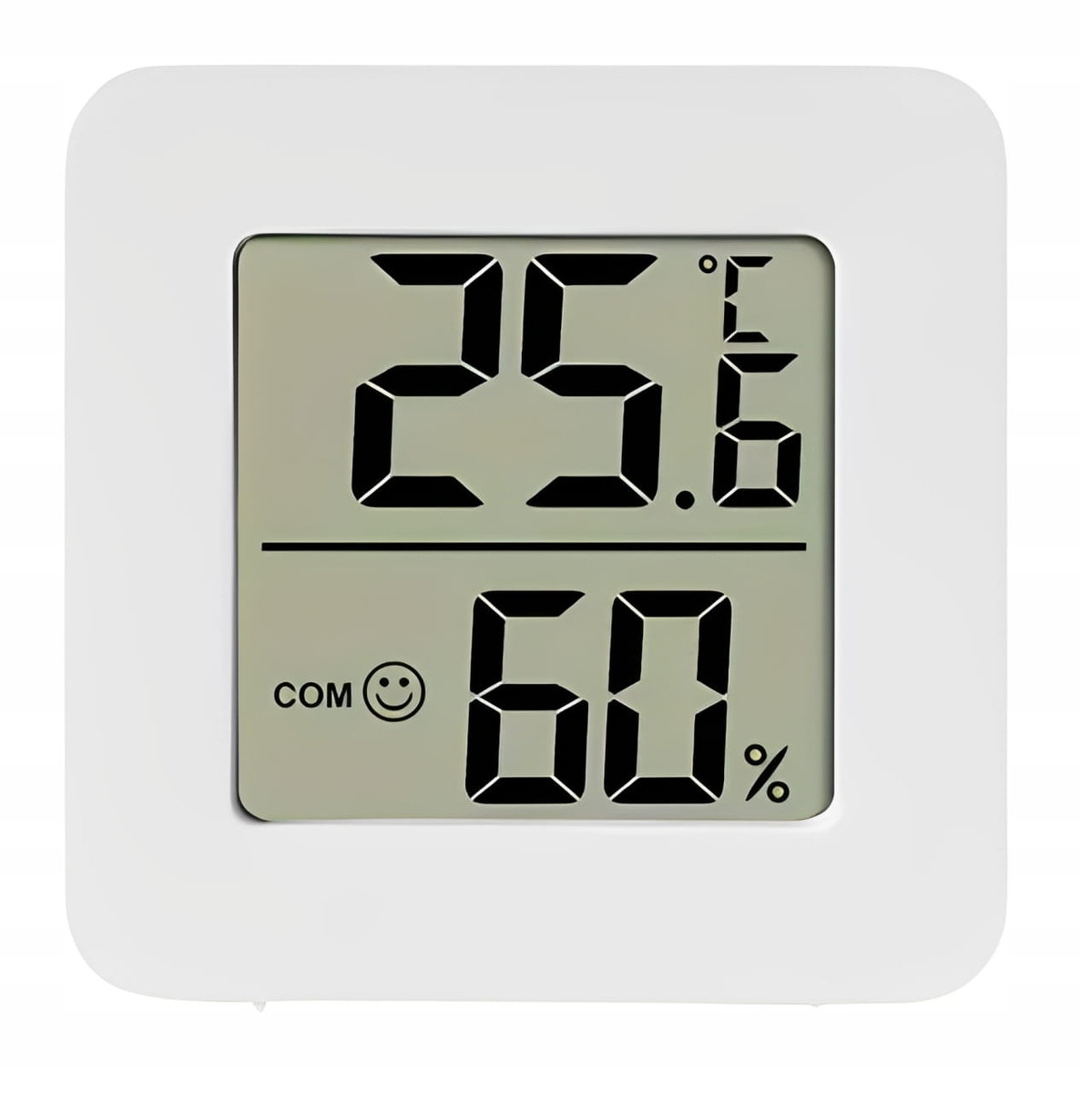 TERMOMETR CYFROWY POKOJOWY HIGROMETR WILGOTNOŚĆ STACJA POGODY Z ...