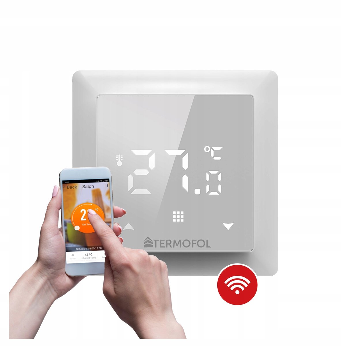 TERMOREGULATOR DOTYKOWANY TERMOFOL TF-H6 WIFI - TERMOFOL | Sklep EMPIK.COM