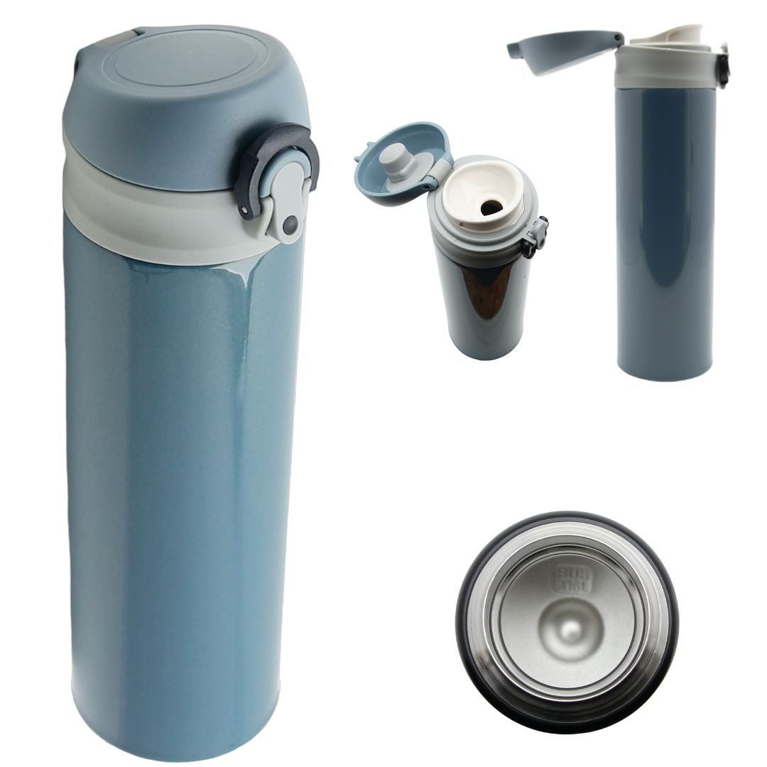 TERMOS KUBEK TERMICZNY PODRÓŻNY STALOWY 450 ml DO KAWY HERBATY WODY - Sokomedica | Sklep EMPIK.COM