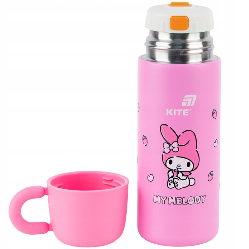 Termos Z Kubkiem Dla Dzieci Metalowy Sitko Różowy 480 Ml My Melody Kite ...