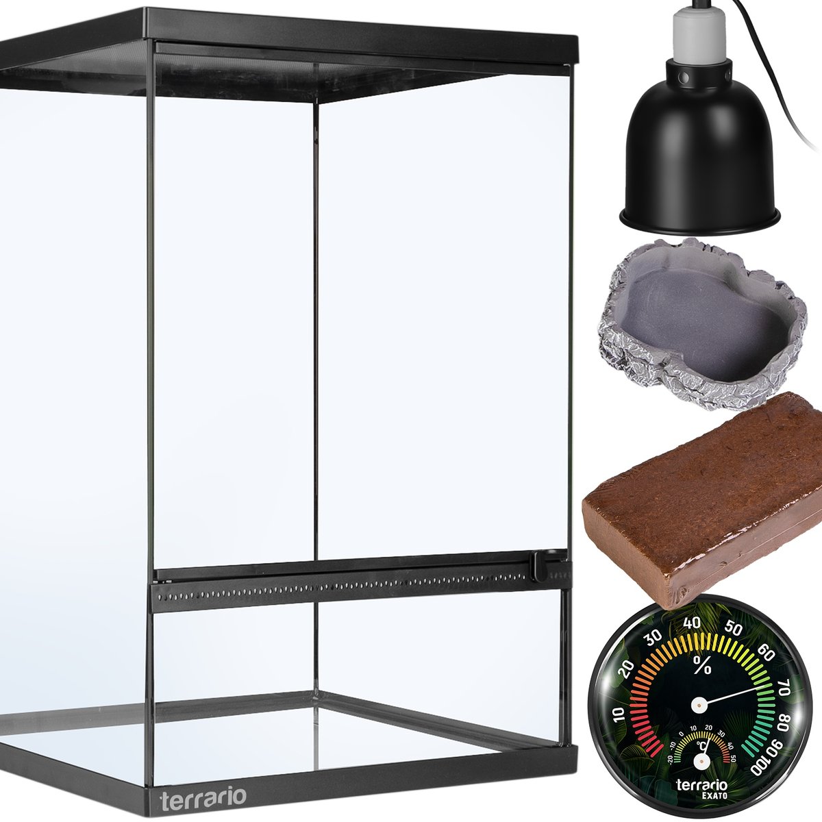 TERRARIUM DLA GADÓW I PŁAZÓW ZESTAW Z WYPOSAŻENIEM - Terrario Oasis ...