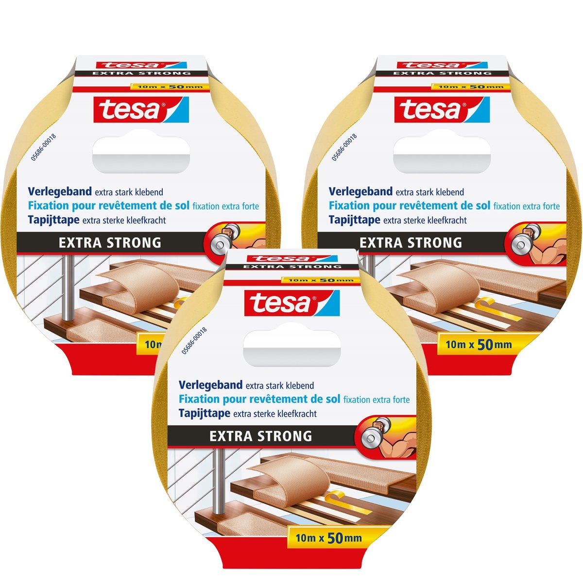 TESA Taśma Montażowa Extra Strong Dwustronna 10m x 50mm - TESA | Sklep ...