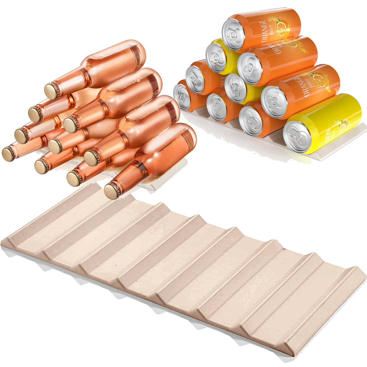 TESCOMA - Organizer - Stojak na butelki i puszki - FlexiSPACE - 28x13 ...