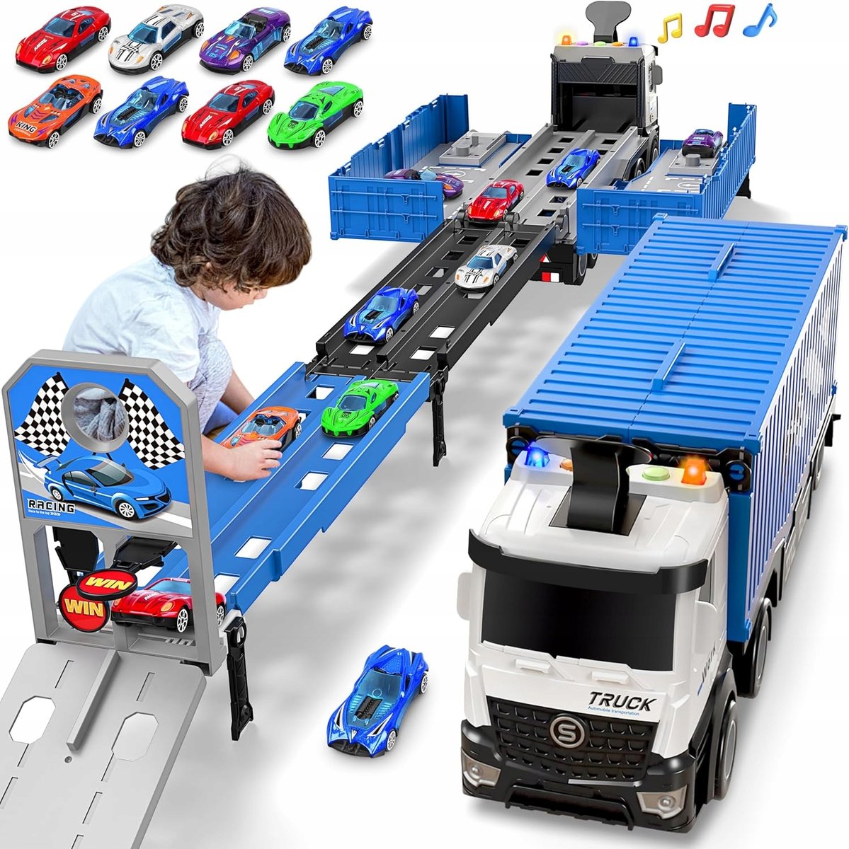 Tesok Ciężarówka transportowa do samochodów sportowych platforma ...