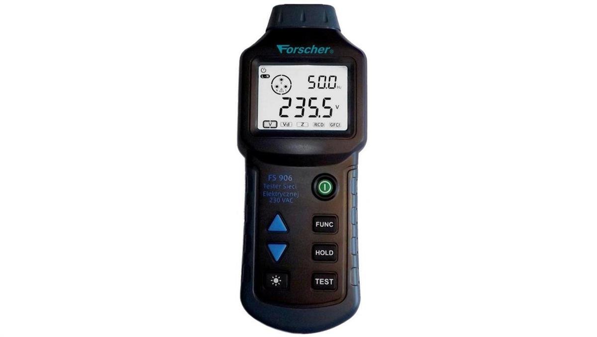 Tester sieci instalacji elektrycznej rcd premium 230 vac forscher fs906 ...