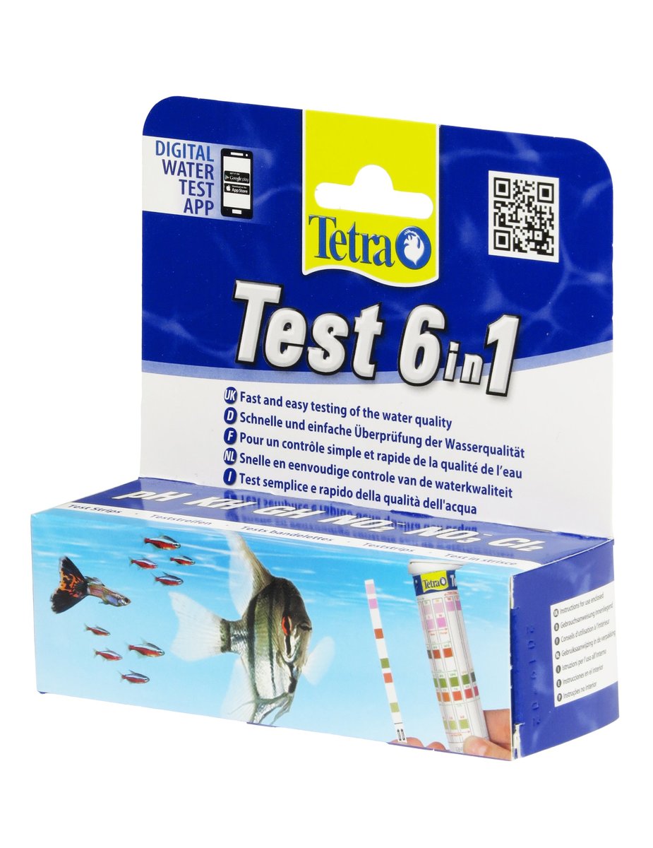 TETRA Test 6in1 25 pasków paskowy test do akwarium - Tetra | Sklep ...