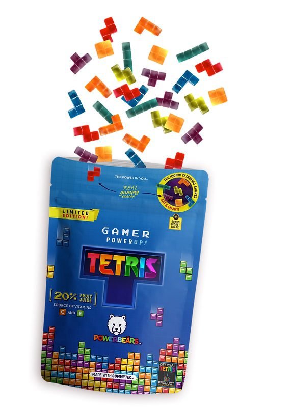 Tetris Gamer Gummies Żelki W Kształcie Klocków 125G Dla Fana Gier 20% ...
