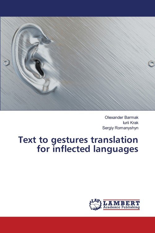 Text to gestures translation for inflected languages - Barmak Olexander ...