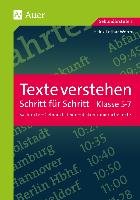 Texte verstehen - Schritt für Schritt, Klasse 5-7 - Worm Heinz-Lothar ...