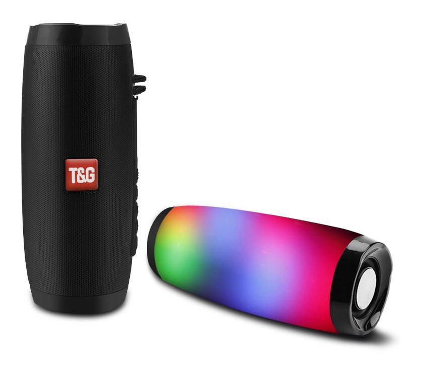 TG-157 Głośnik Bezprzewodowy Bluetooth Boombox LED Radio USB AUX - Harder | Sklep EMPIK.COM