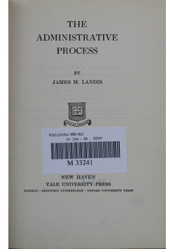 The Administrative Process - Opracowanie zbiorowe | Książka w Empik